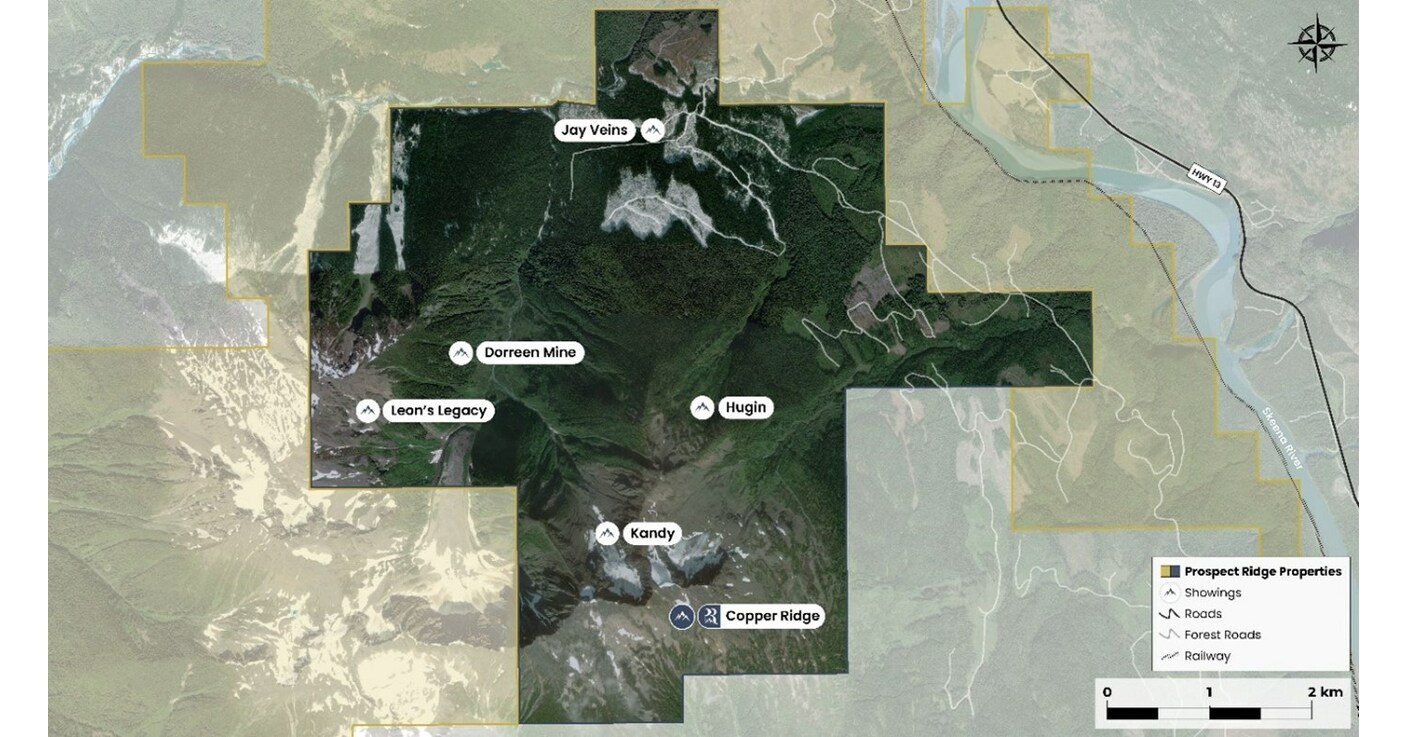 PROSPECT RIDGE RESOURCES DISCOVERS A HIGH-GRADE COPPER VEIN SYSTEM ...
