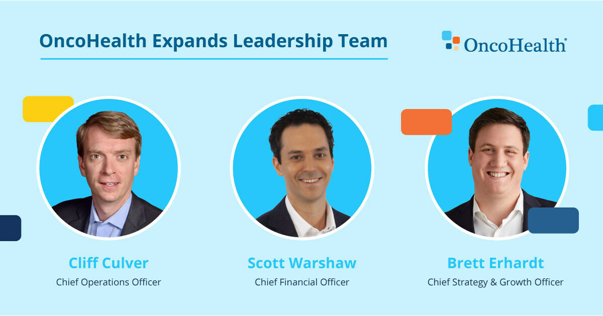 OncoHealth Expands Leadership Team with Appointments of Key New Executives