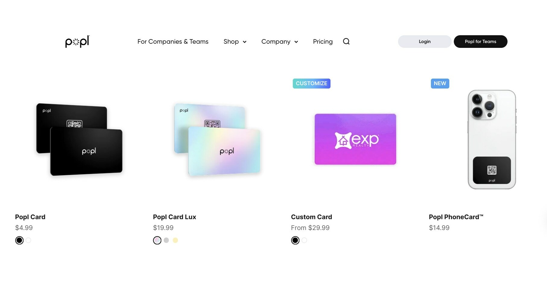 NFC Business Card: Popl Company Advance Features Unveils