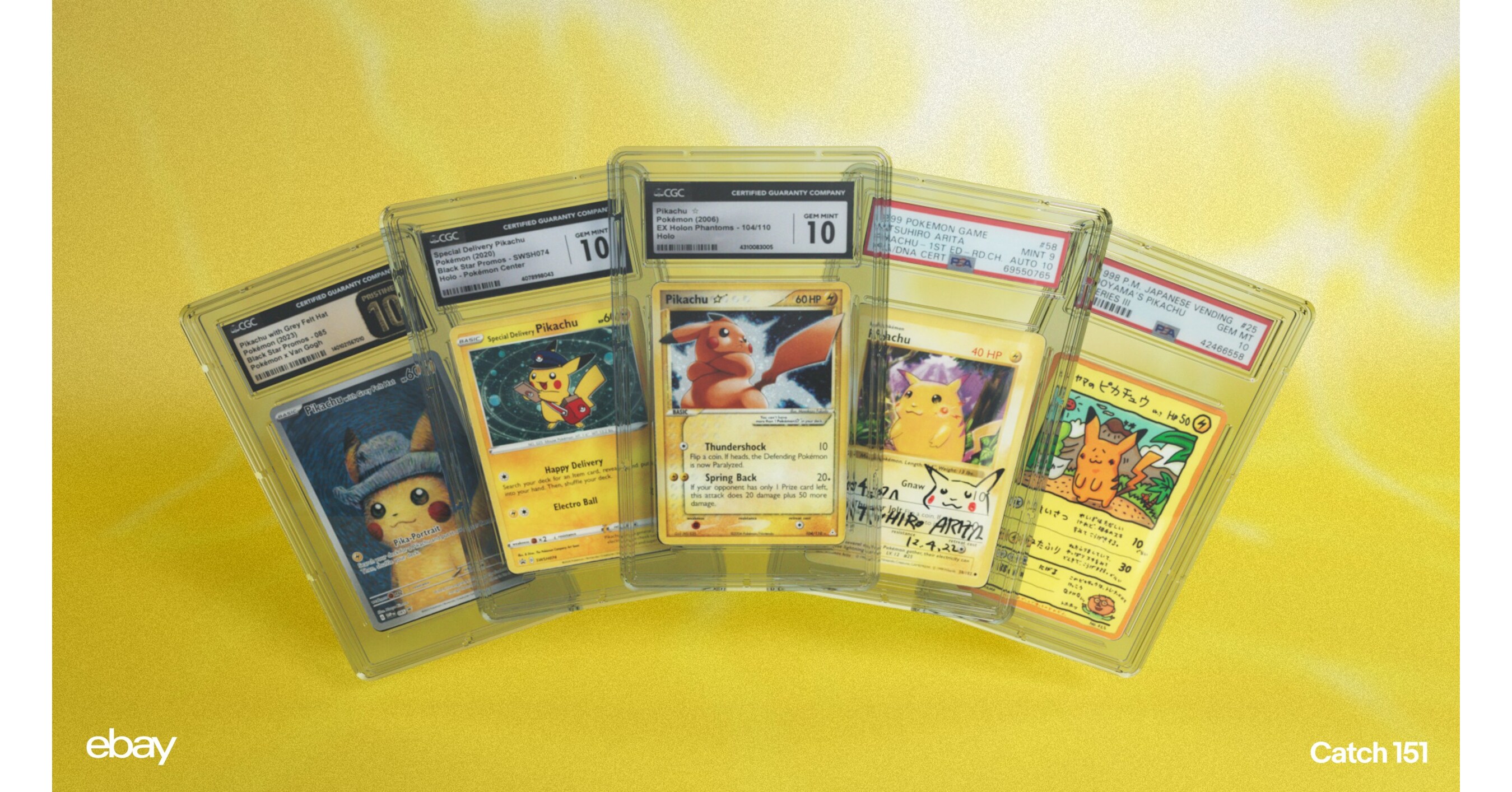 eBay Releases 151 Pokémon Collectibles in Ultra-Rare One-Day Auction