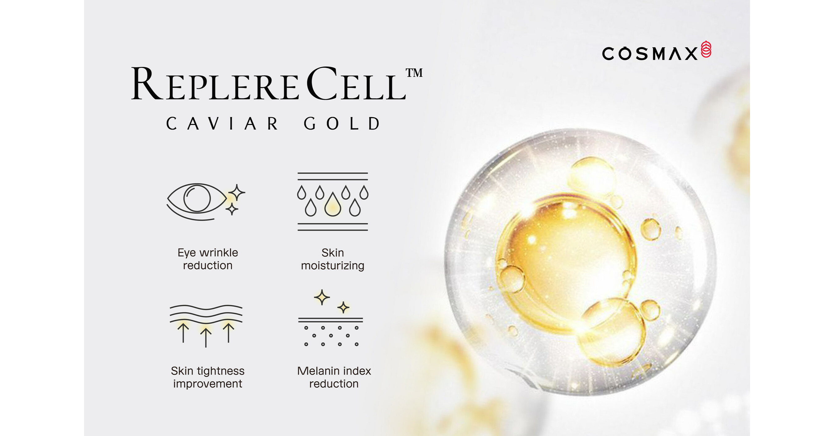 COSMAX BIO Introduces The World's First Quadruple-effect 'Caviar ...