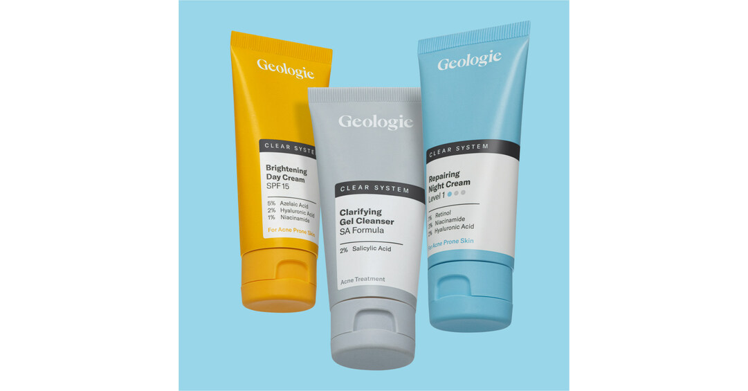 DERM-BACKED SKINCARE BRAND, GEOLOGIE, LAUNCHES CLEAR SYSTEM ACNE LINE ...