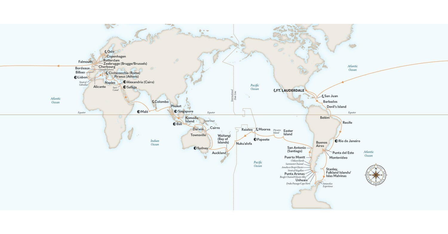 Holland America Line Visits All Seven Continents And Includes An