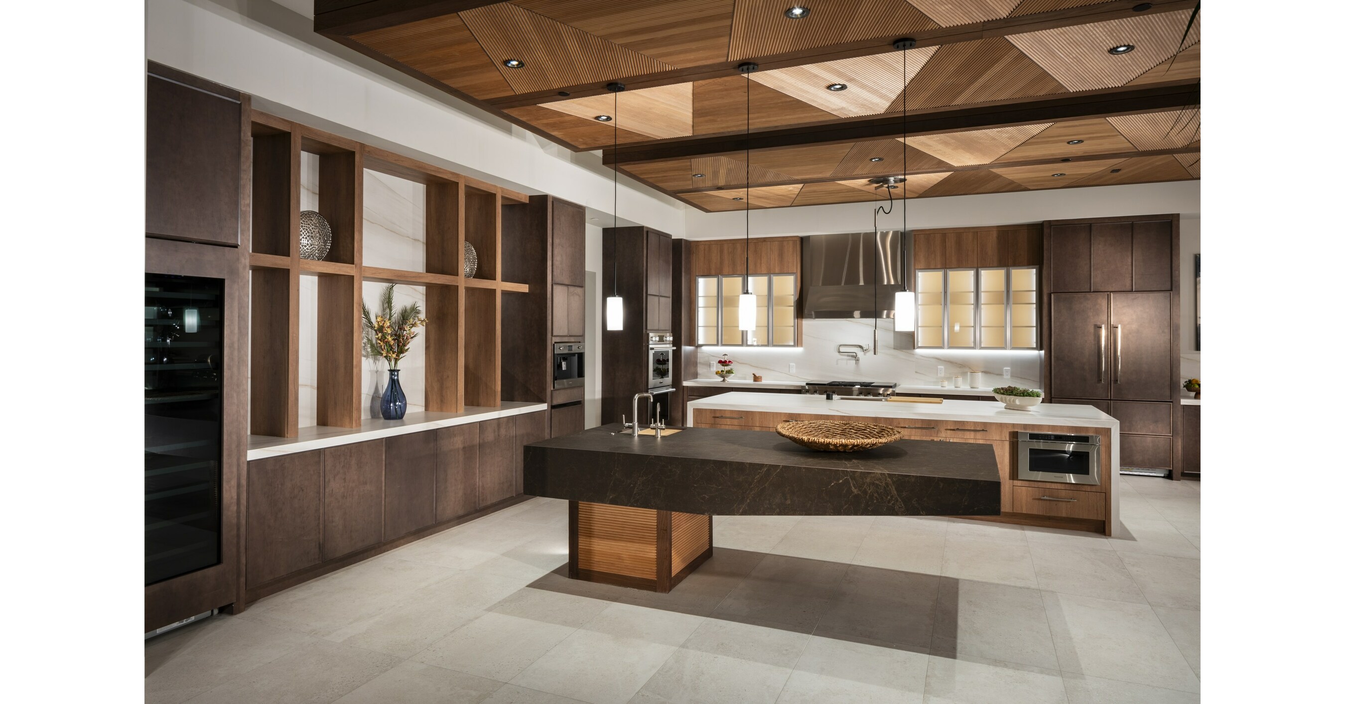 KITCHEN IN 'THE NEW AMERICAN HOME' TAKES COMFORTABLE LUXURY TO NEXT LEVEL