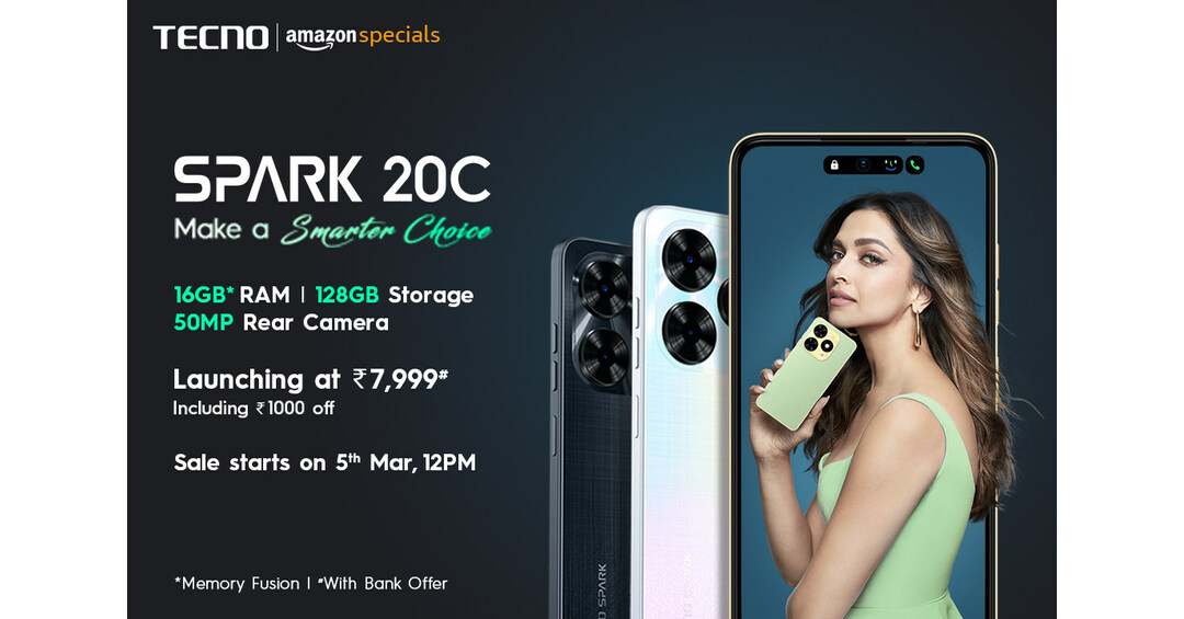 TECNO's All-Rounder SPARK 20C with 16GB* RAM and 128GB ROM hits the ...