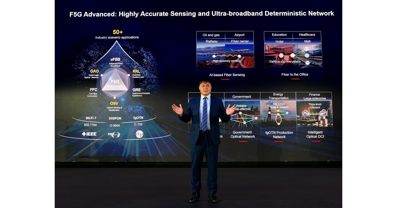 Huawei a lancé les solutions basées sur des scénarios de la série F5G ...