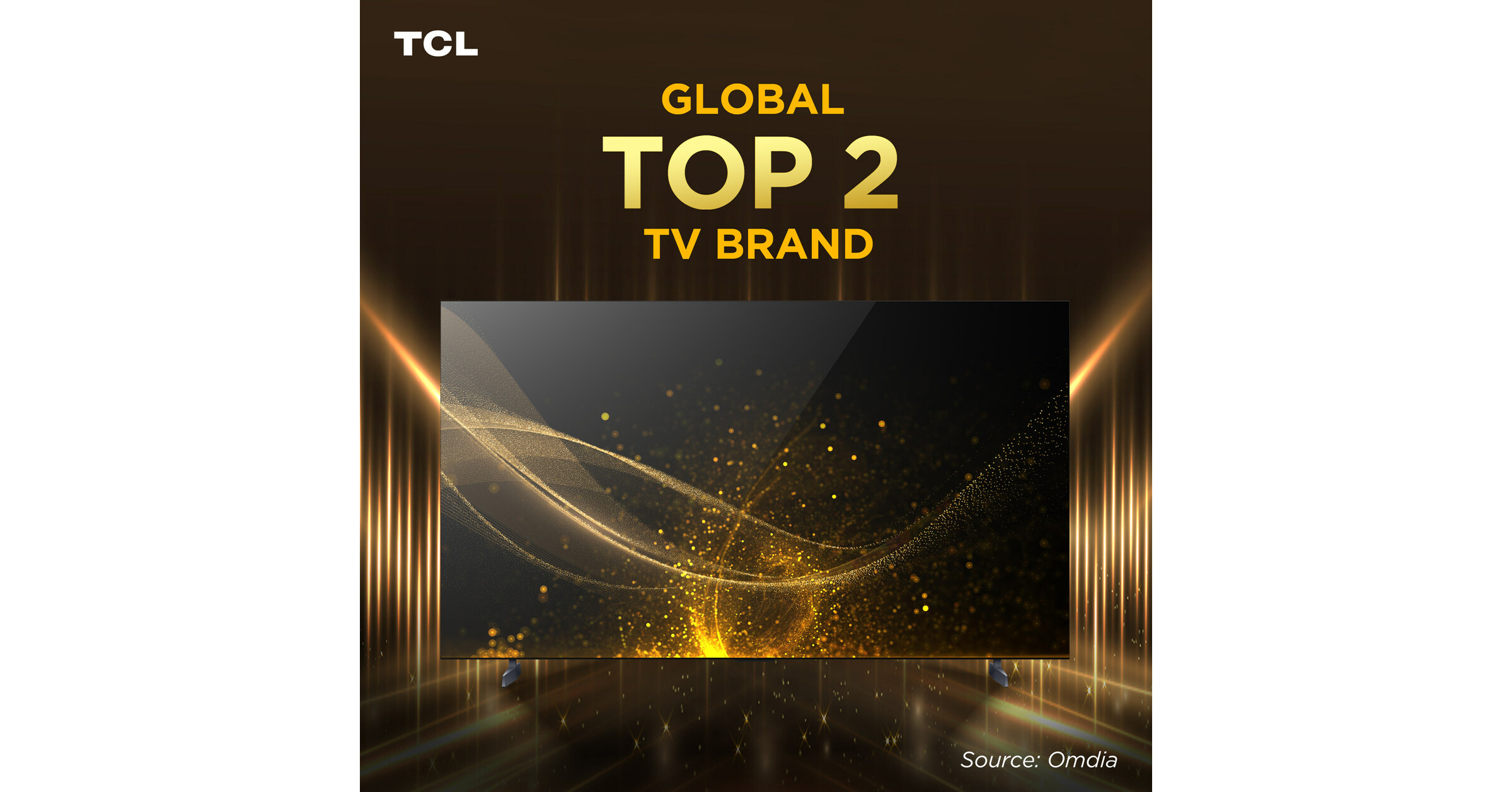 TCL Jadi Merek TV No.2 Terbesar di Dunia selama Dua Tahun Berturut-turut