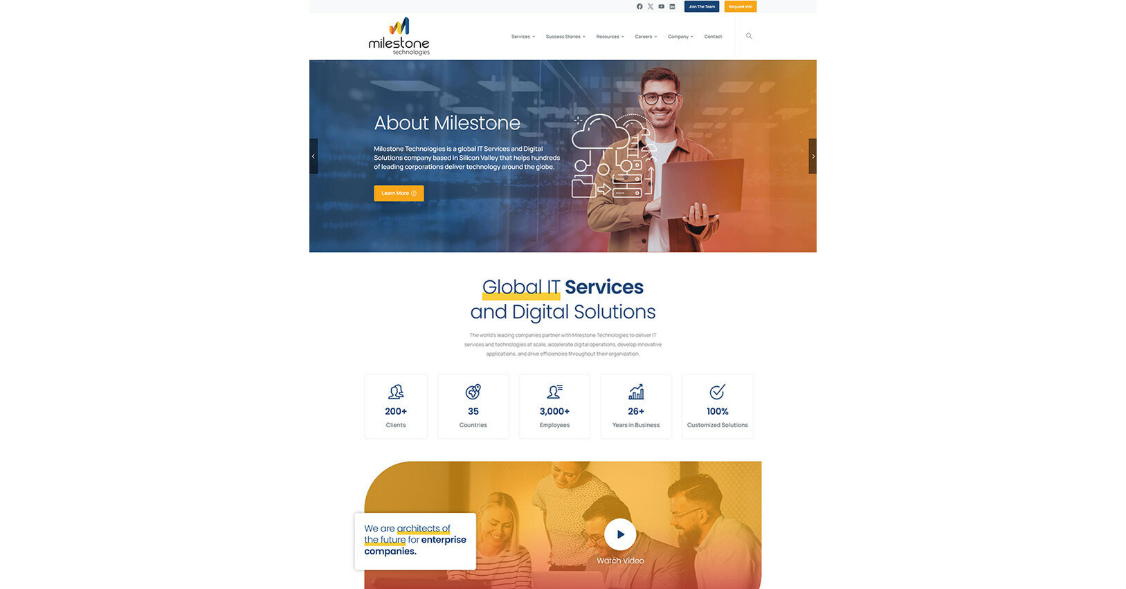 Vizion Interactive Announces Launch of Milestone Technologies' New Website and Brand