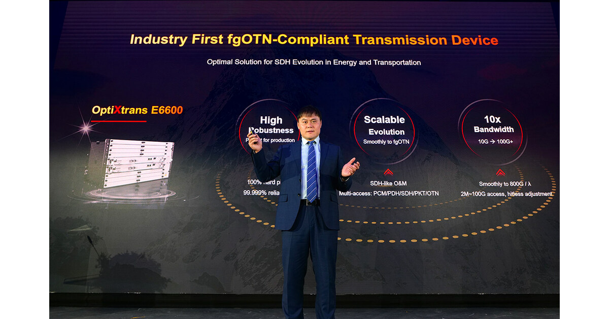 Huawei Luncurkan Produk Transmisi Optik Berstandar fgOTN yang Pertama ...