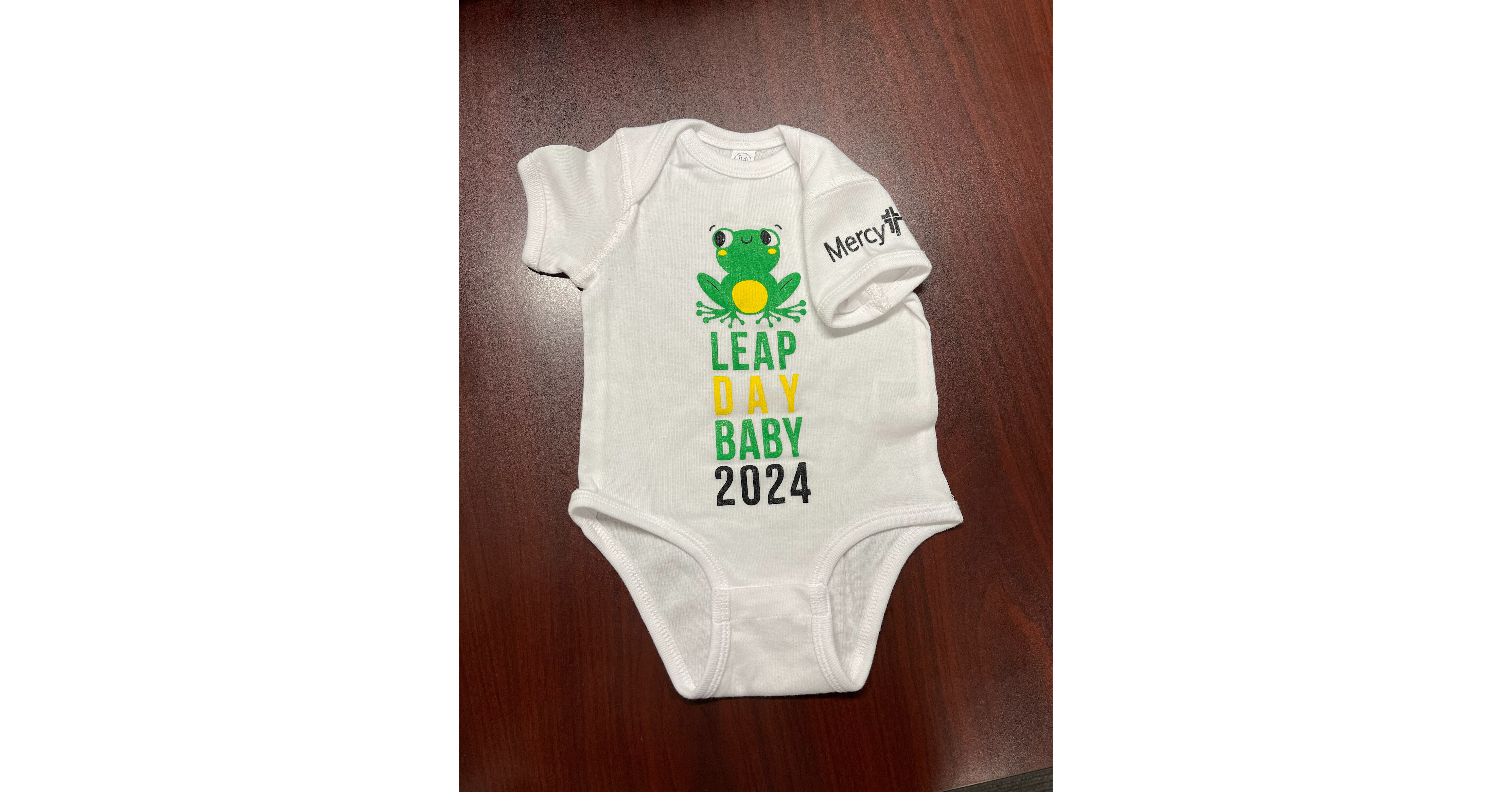 Mercy Celebrates Leap Day with Onesies for New Babies, Co-worker ...