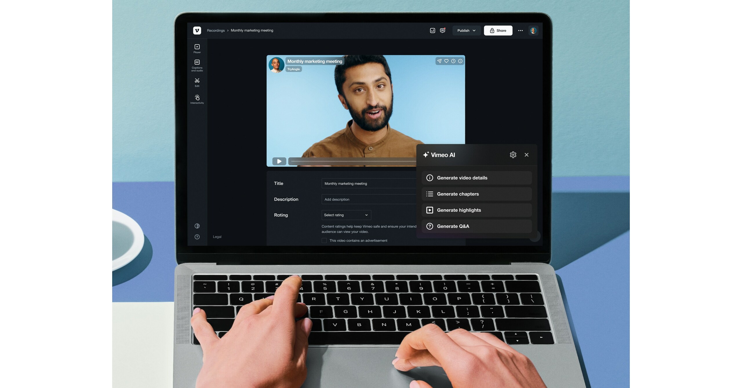 Vimeo's new AI-powered video hub, Vimeo Central, unlocks a video-first ...