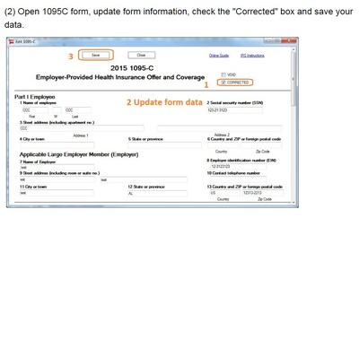 New Correction and Replacement Form Feature Is Included in 2023 ez1095 ...