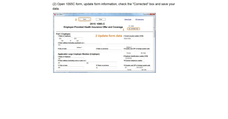 New Correction and Replacement Form Feature Is Included in 2023 ez1095 ...