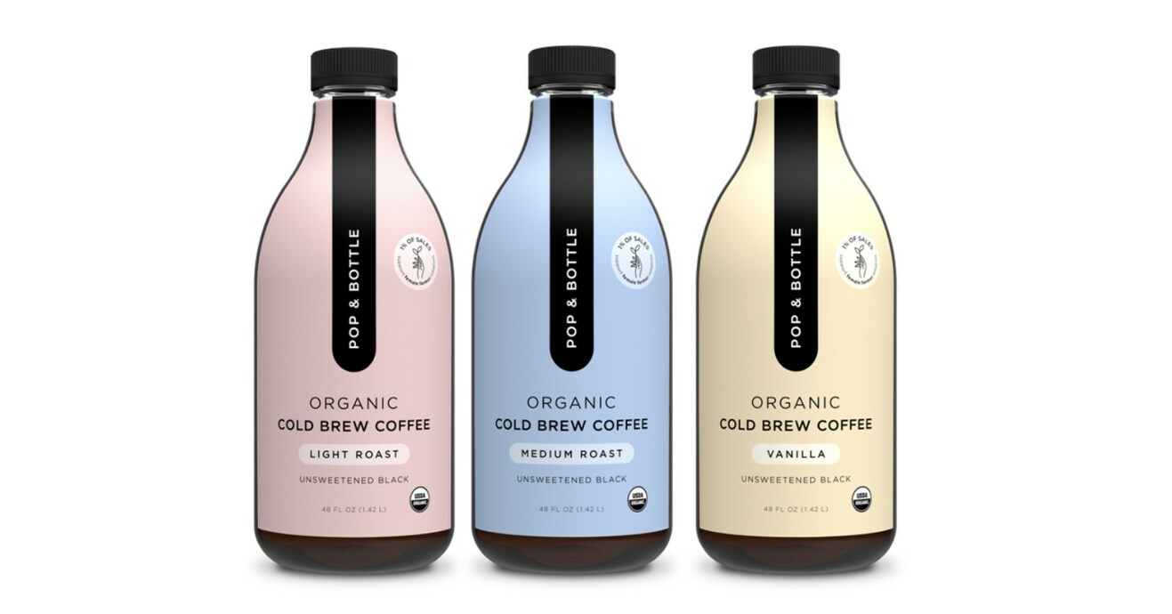 Pop & Bottle Rolls Out New Organic Cold Brew Coffee Line, Amplifying ...