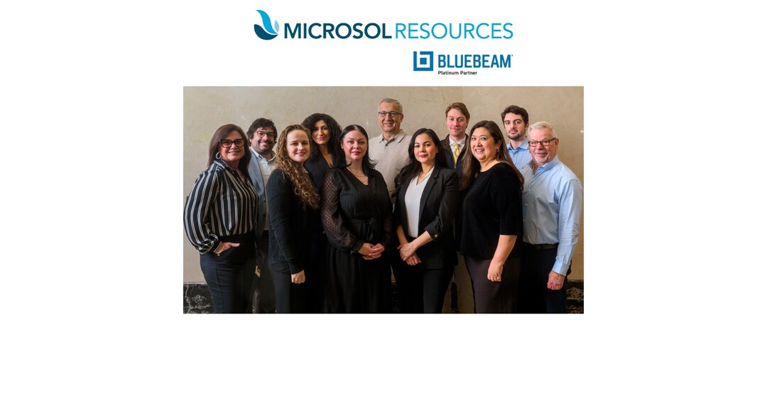 Microsol Resources Awarded Bluebeam New User Growth