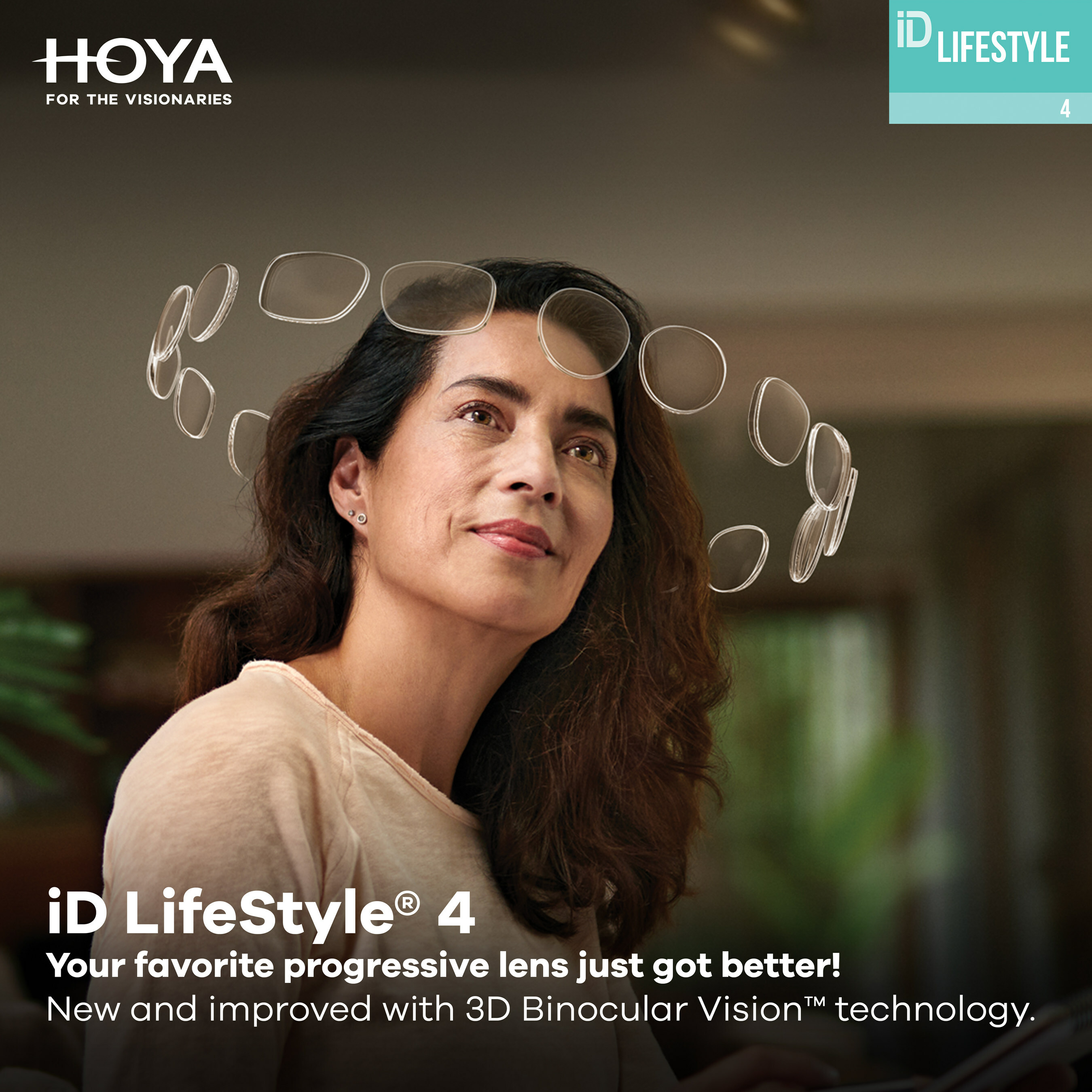 HOYA Vision Care Announces New iD LifeStyle® 4 Progressive Lenses with 3D Binocular Vision ...