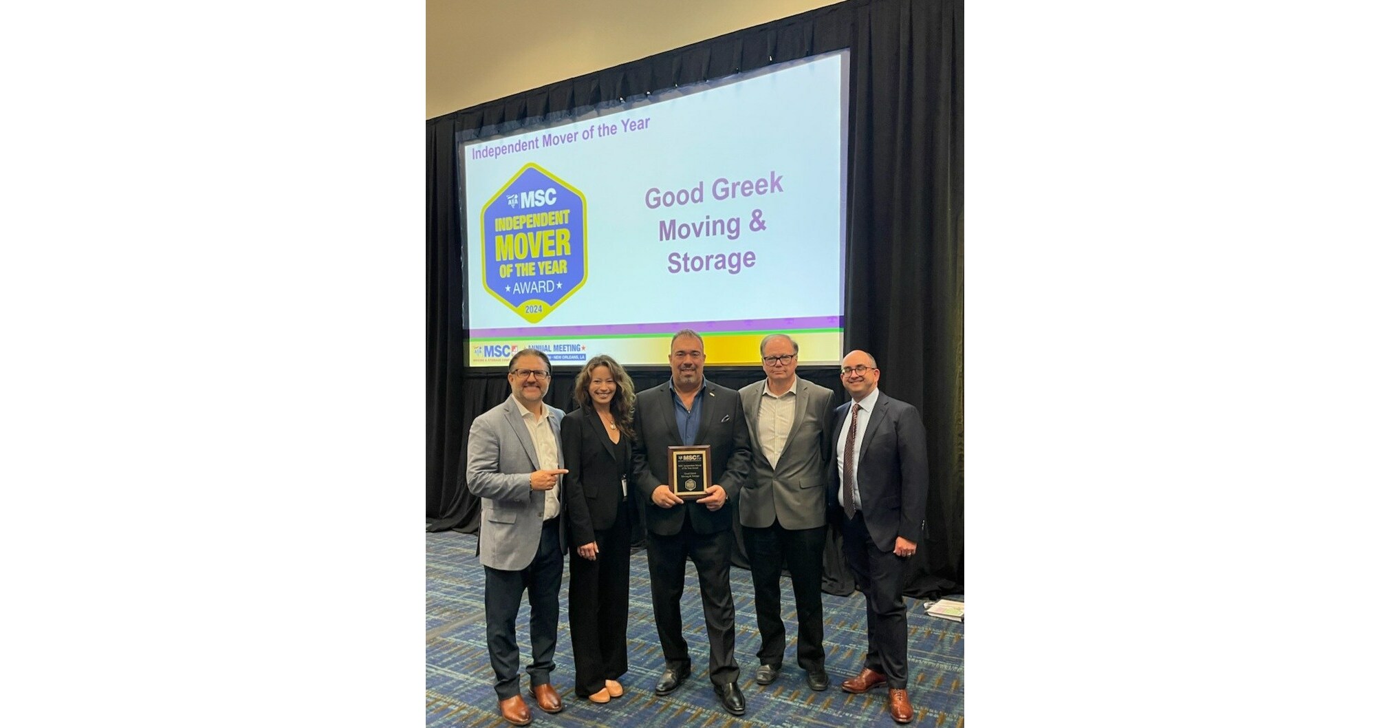 Good Greek Moving & Storage Named National Mover of the Year