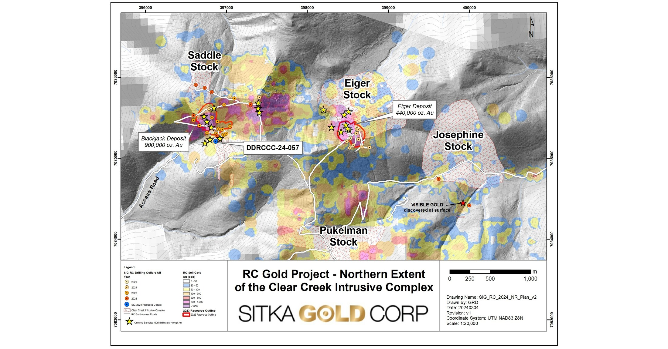 Sitka Gold Commences 15,000 Metre Diamond Drilling Program at its Flagship RC Gold Project in Yukon