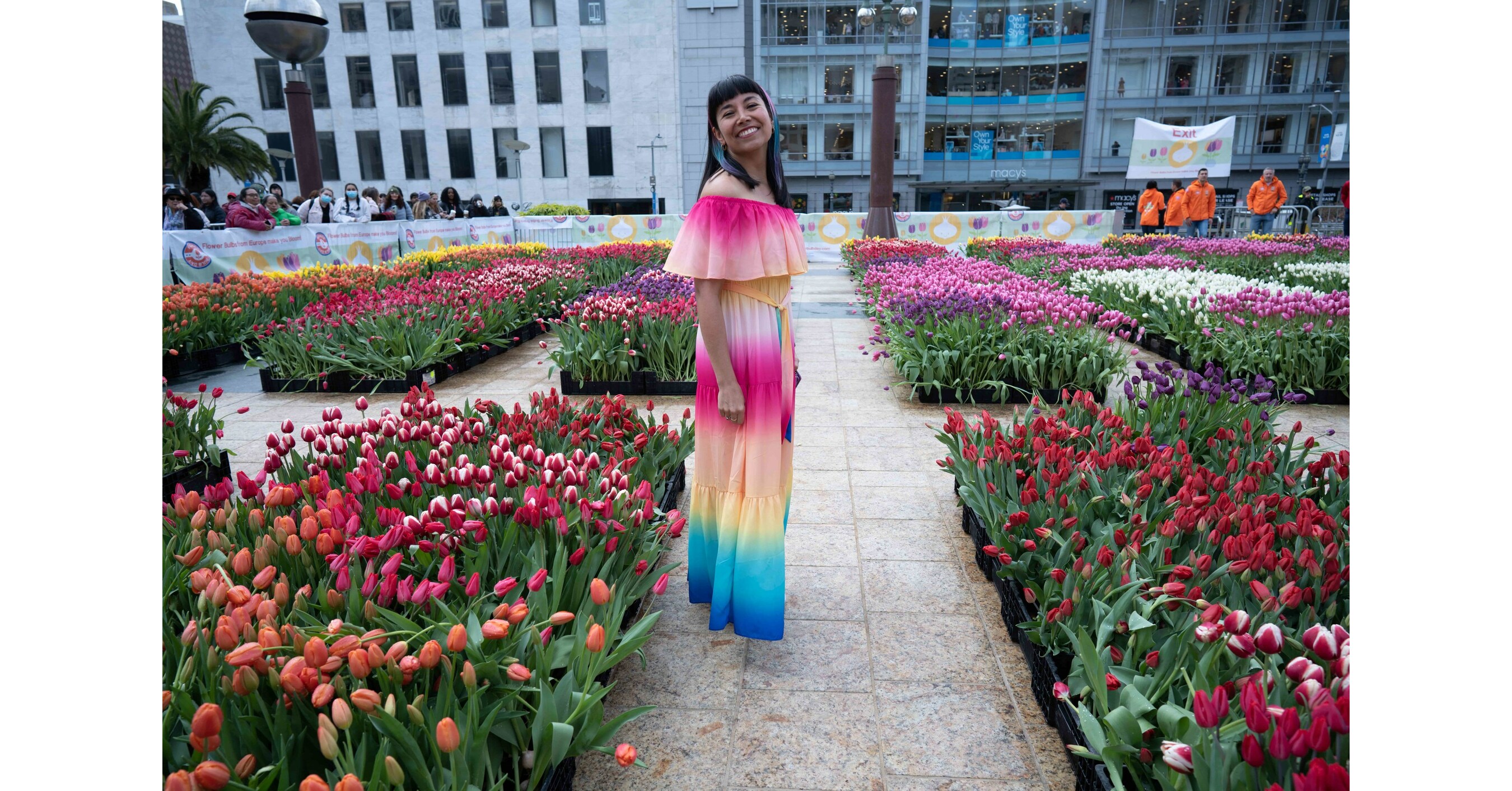 San Francisco's Union Square to Bloom with 80K Colorful Dutch Tulips in ...