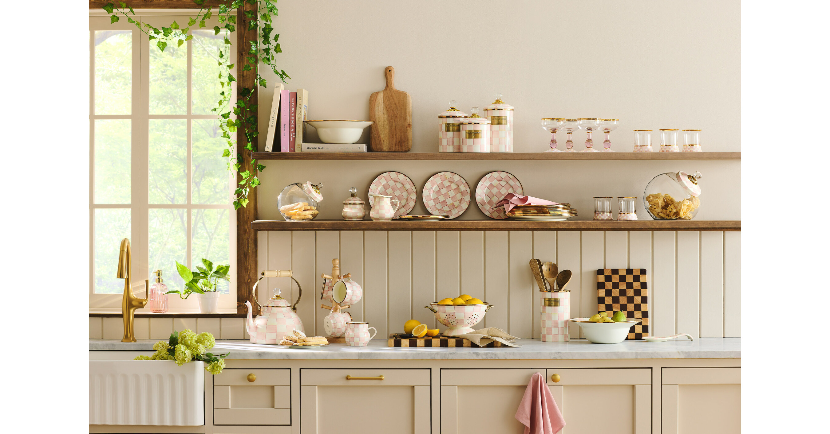 MacKenzie-Childs Launches the Rosy Check Collection Featuring a Fresh ...