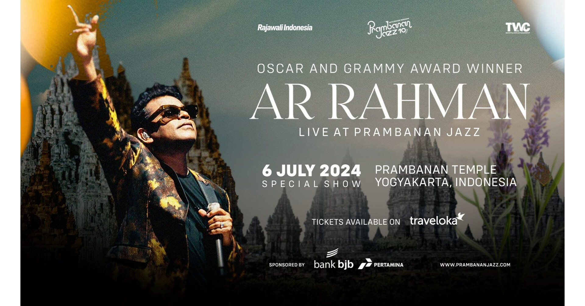 AR RAHMAN INDIAN MUSIC COMPOSER IS CONFIRMED TO PERFORM AT PRAMBANAN ...