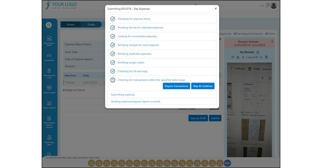 Accelerate your Expense Reporting Process with our Advanced Features