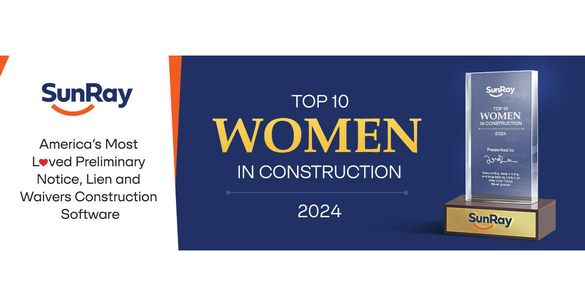 SunRay Construction Solutions Honors the Top 10 Women in Construction ...
