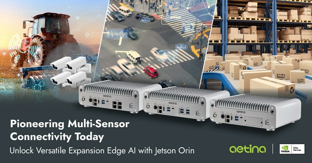 Aetina präsentiert lüfterlose Edge-KI-Systeme mit NVIDIA Jetson Orin NX ...
