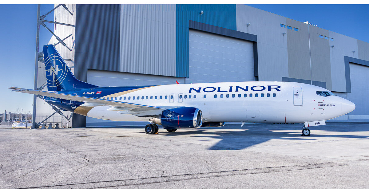 Nolinor Unveils New Branded 737-400