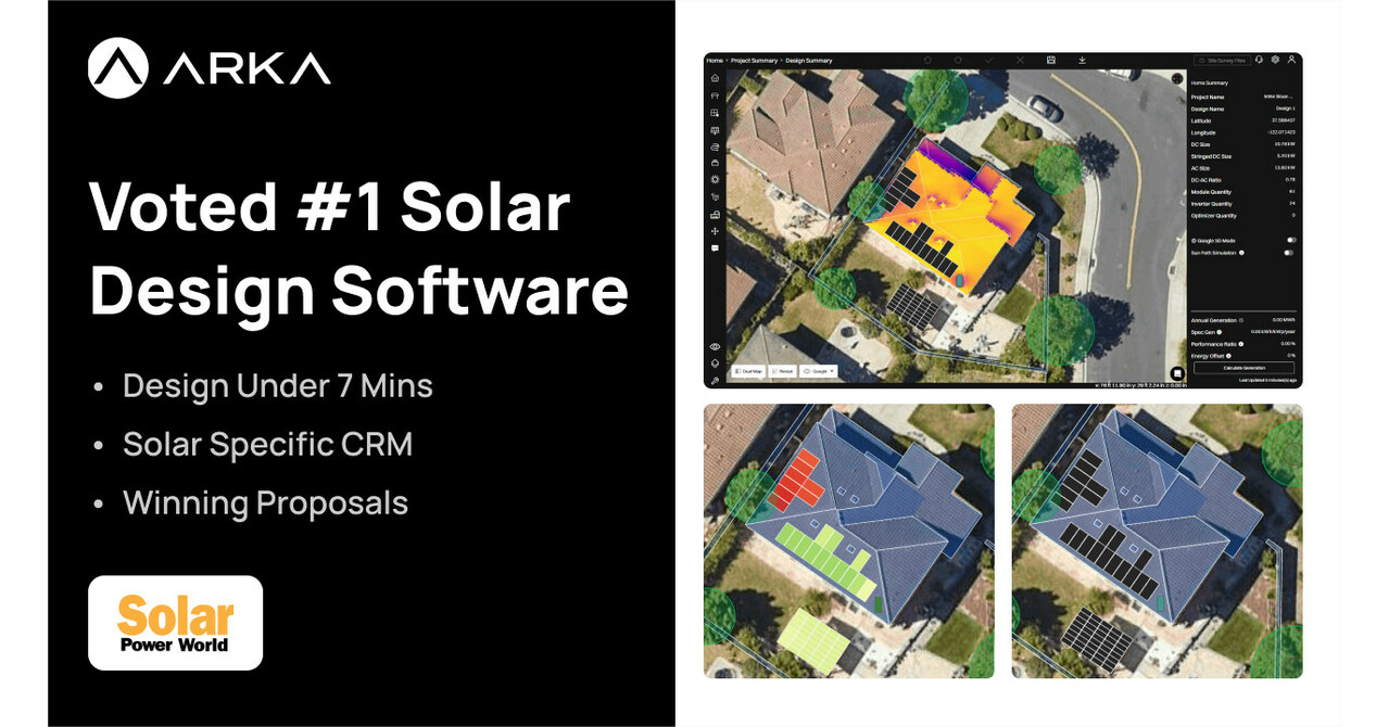ARKA 360 Recognized as the #1 Solar Design Software by Solar Power World
