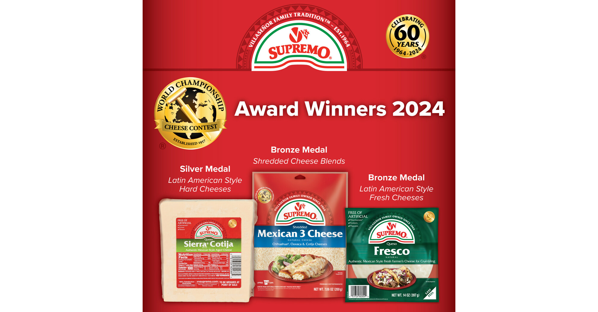 V&V Supremo Foods, Inc. Shines with Eight Awards at the Prestigious ...