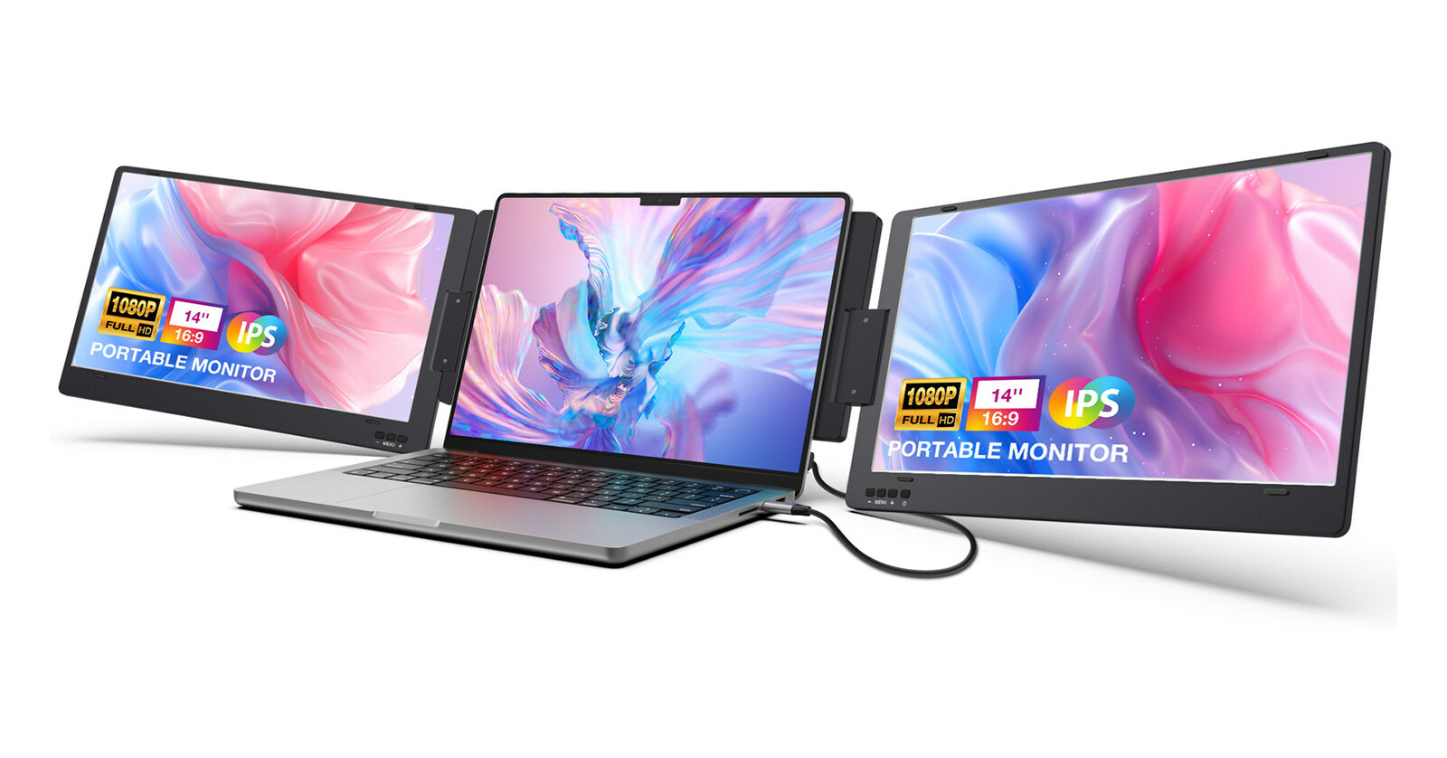 KYY New Triple Laptop Screen Extender (X90 and X90A), Providing a ...