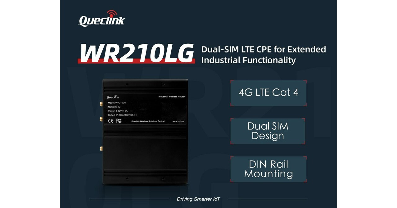 Queclink revela o WR210LG: uma revolução na conectividade industrial