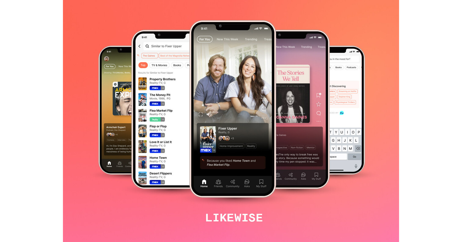 Entertainment Discovery Platform Likewise Introduces New AI-Powered ...
