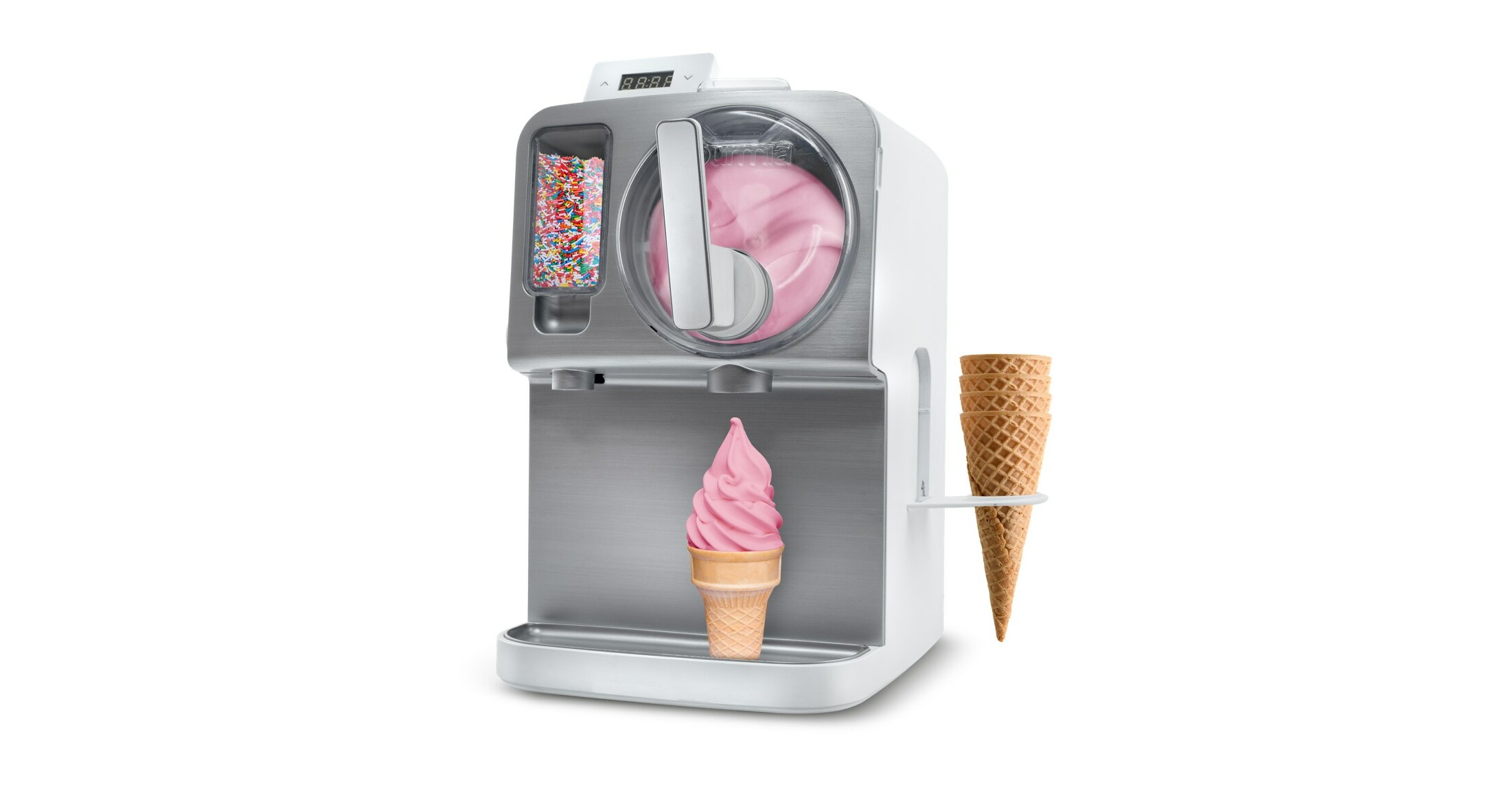 Gourmia's SoftSnap™ Is the First Soft-Serve Ice Cream Maker that ...