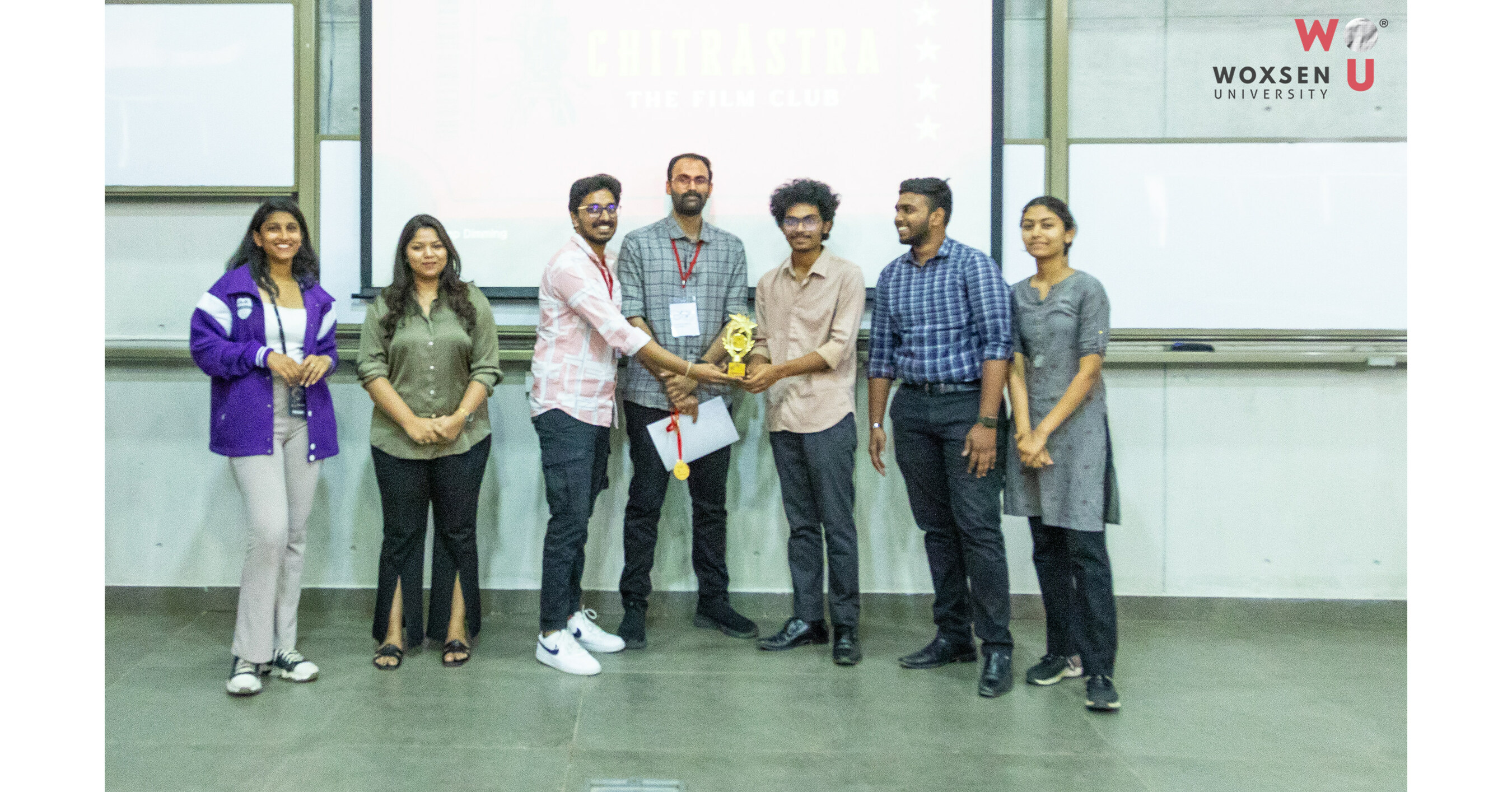 Kayden Sharma, Navdeep P, Deccan Project Band, at Woxsen University's ...