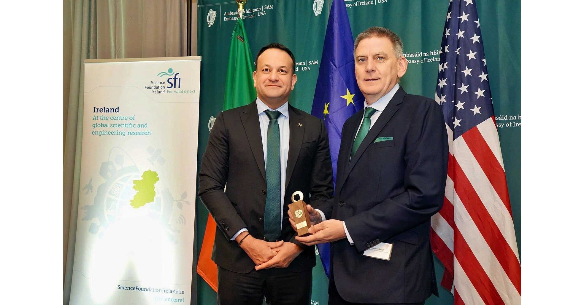 Taoiseach Leo Varadkar Presents FarmSense Co-Founder, Dr. Eamonn Keogh ...