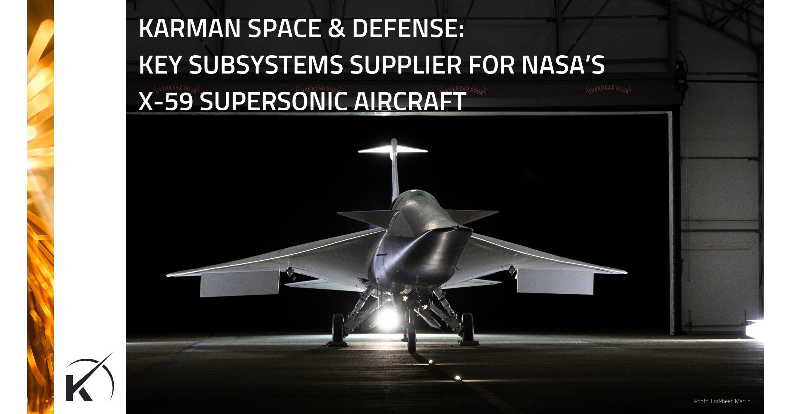 Karman Space & Defense: Key Subsystems Supplier for NASA's X-59 ...