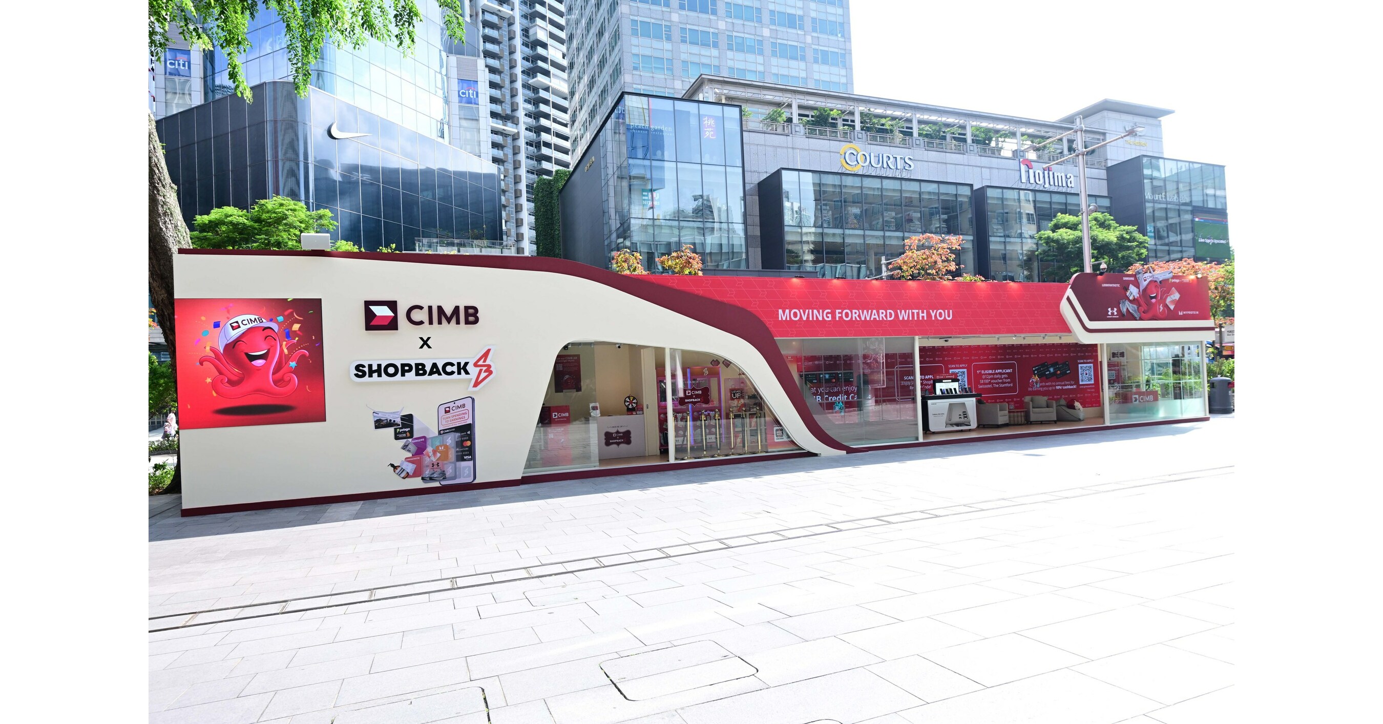 CIMB Bank Pops Up at Orchard Road