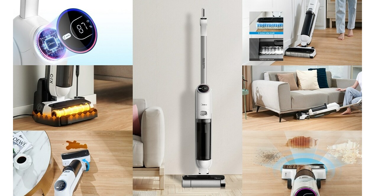 Midea Launches First Cordless Vacuum Cleaner with Docking Station