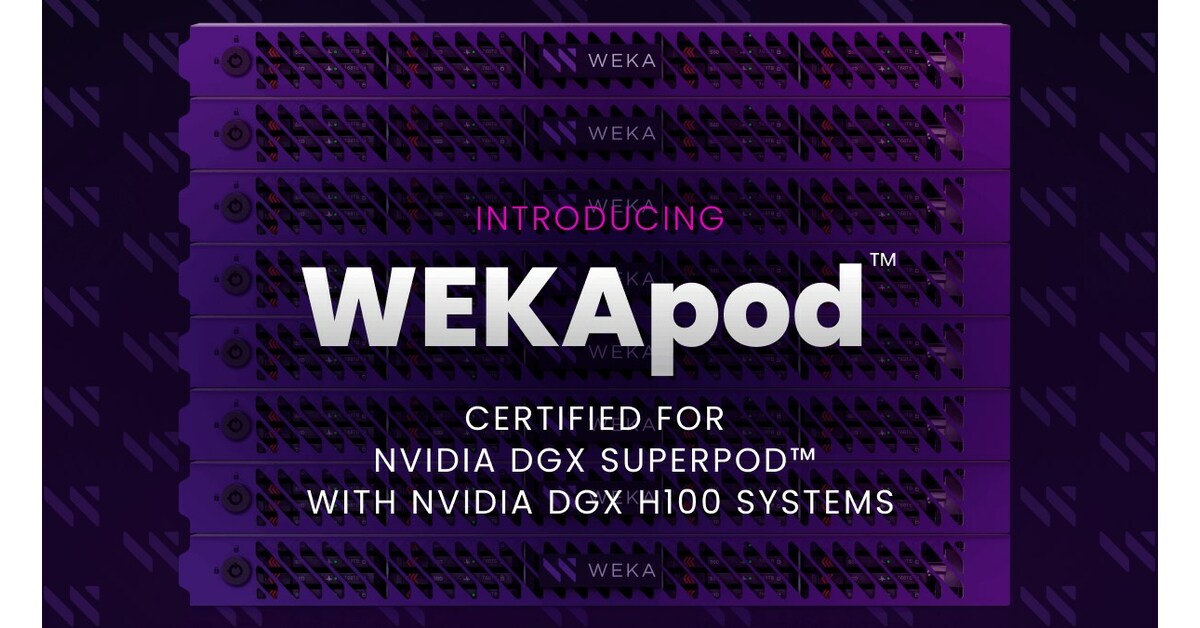 WEKA Unveils Powerful AI-Native Data Platform Appliance for NVIDIA DGX ...
