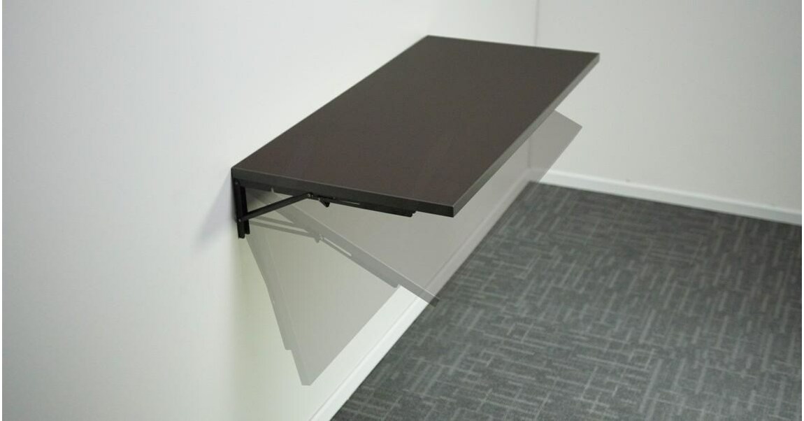 An Innovative Space-Saving Solution: Wall-Mounted Fold-down Desks