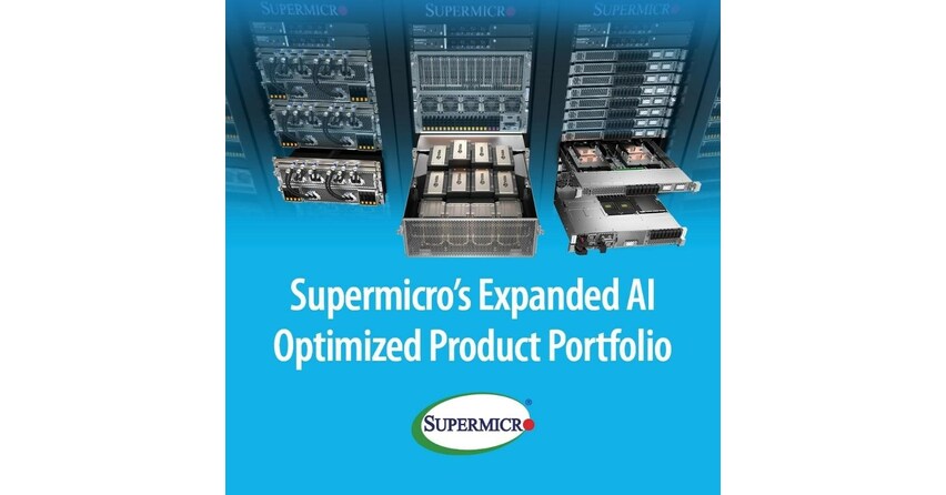 Supermicro Grows AI Optimized Product Portfolio with a New Generation of Systems and Rack ...
