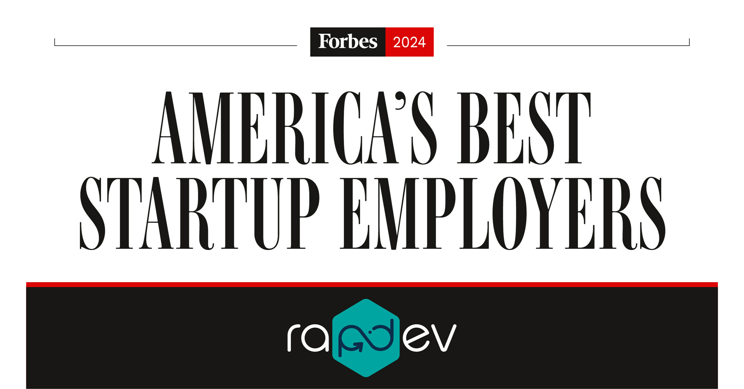 RapDev earns spot #246 on Forbes' America's Best Employers 2024 List
