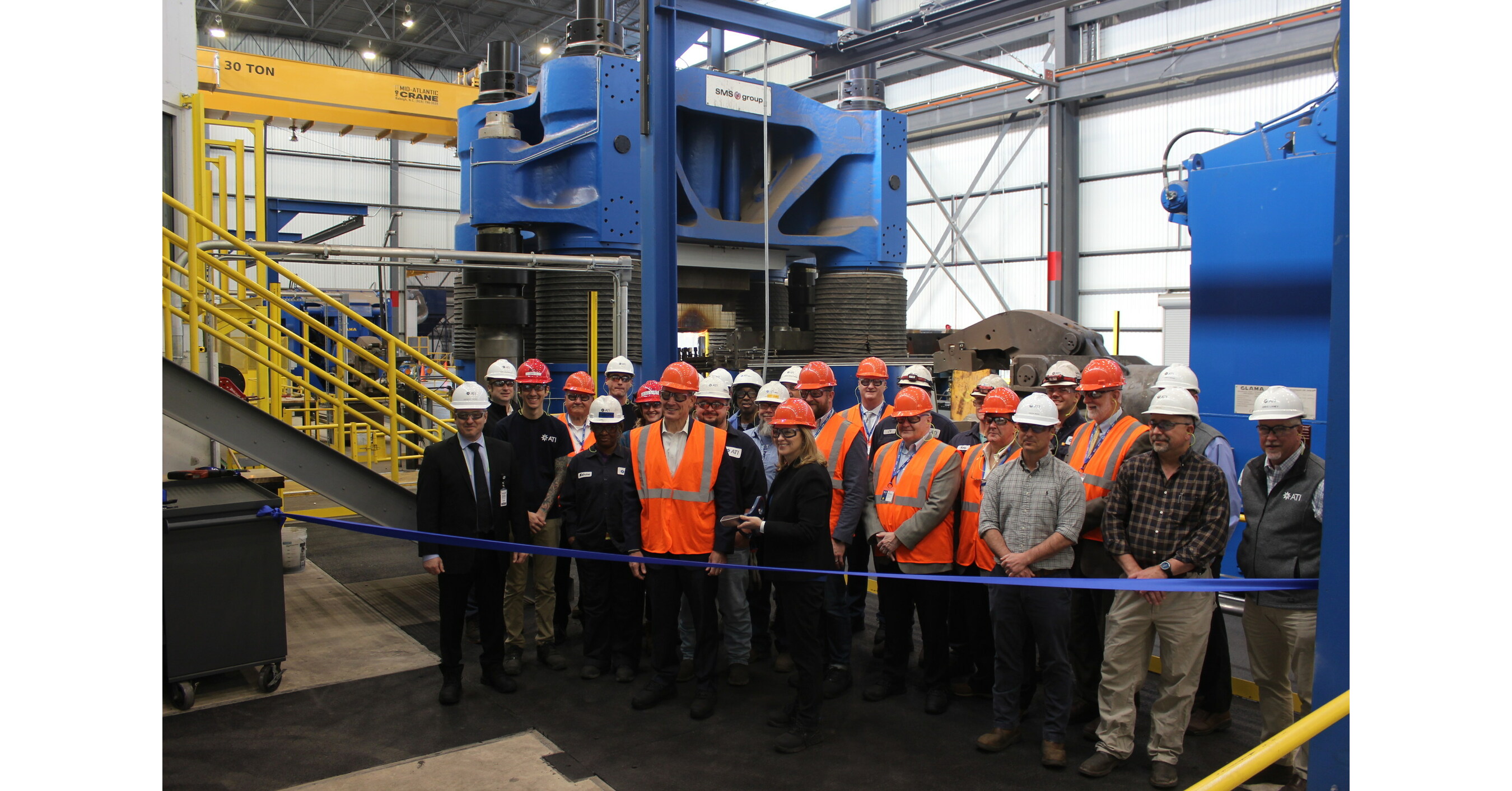 ATI Celebrates Commissioning of New Press Critical to Titanium Production