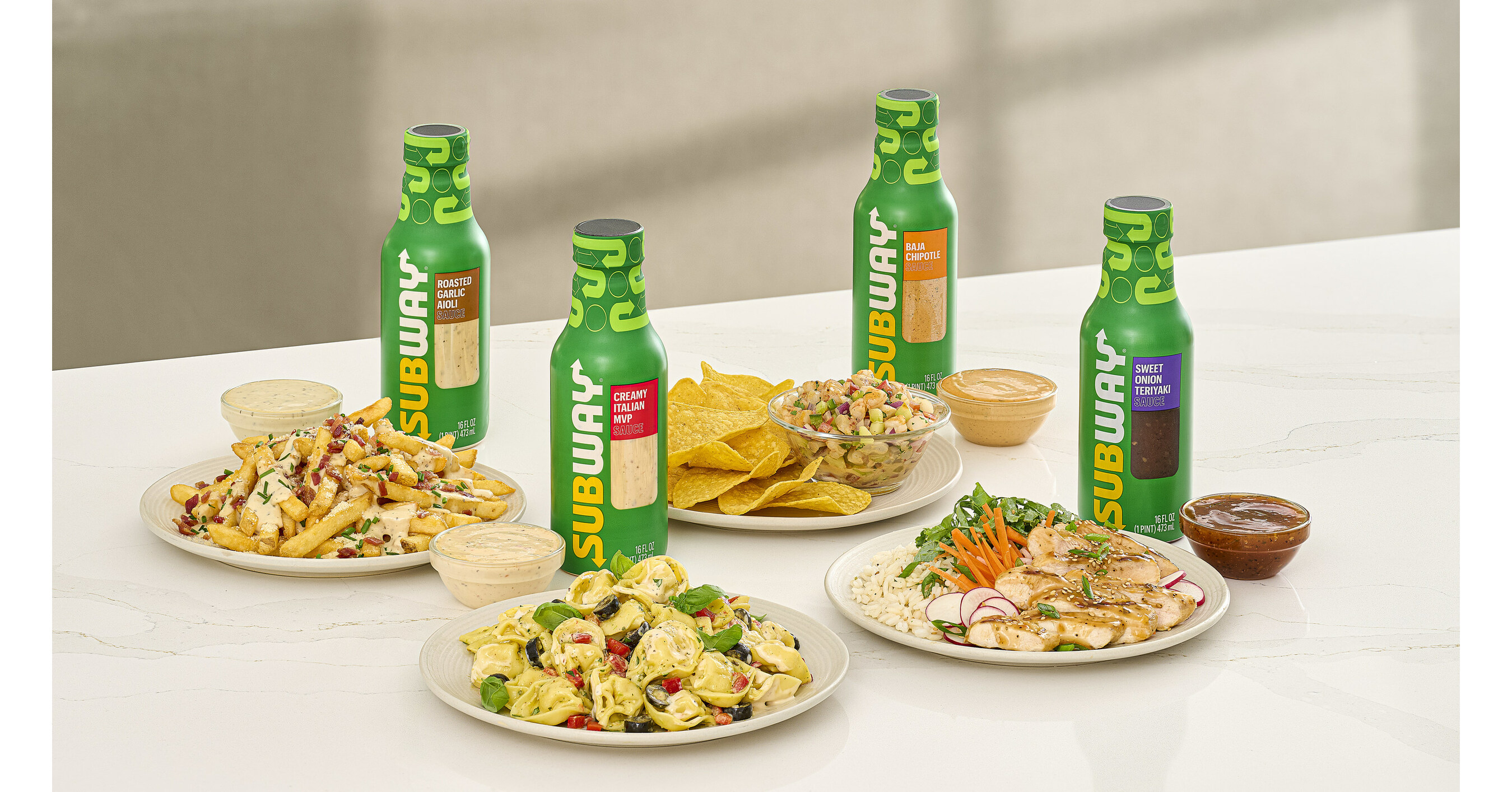 SUBWAY'S MOST POPULAR SAUCES HEADED TO GROCERY STORES NATIONWIDE