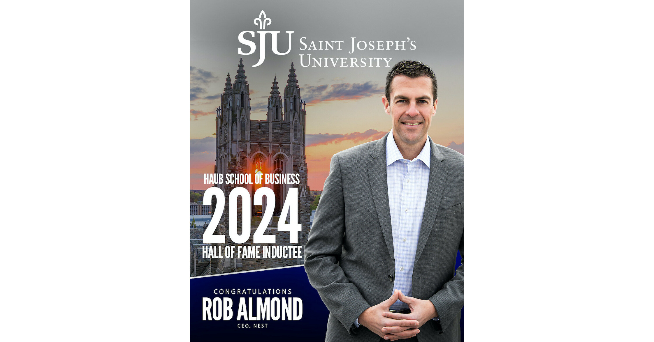 Saint Joseph's University to Induct NEST CEO Rob Almond into Haub ...