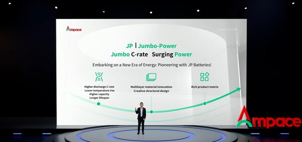 Ampace Unveils Jumbo-Power Series Cylindrical Lithium-ion Batteries, Driving a New Era of Global ...