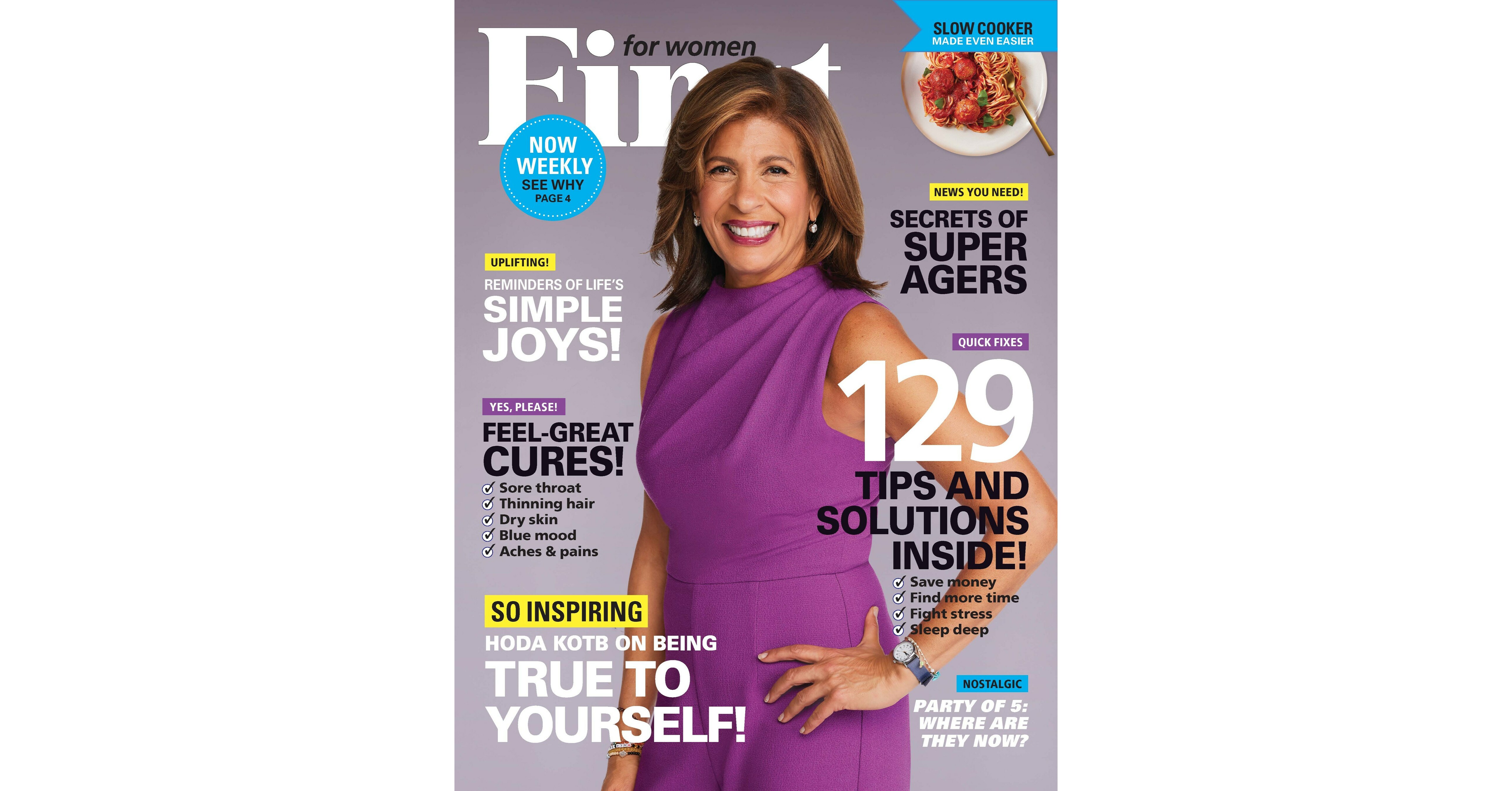 First for Women Debuts New Design and Announces Weekly Frequency