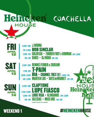 T-Pain & Fat Joe to Headline Heineken® House Lineup at the Coachella ...